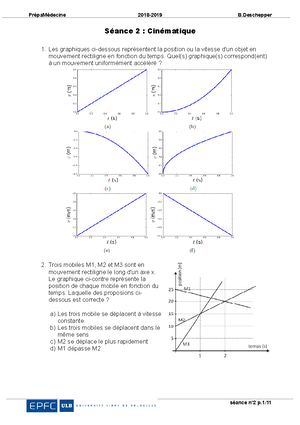 S3-dynamique physique exos - Séance 3 : Dynamique – Énergie mécanique ...