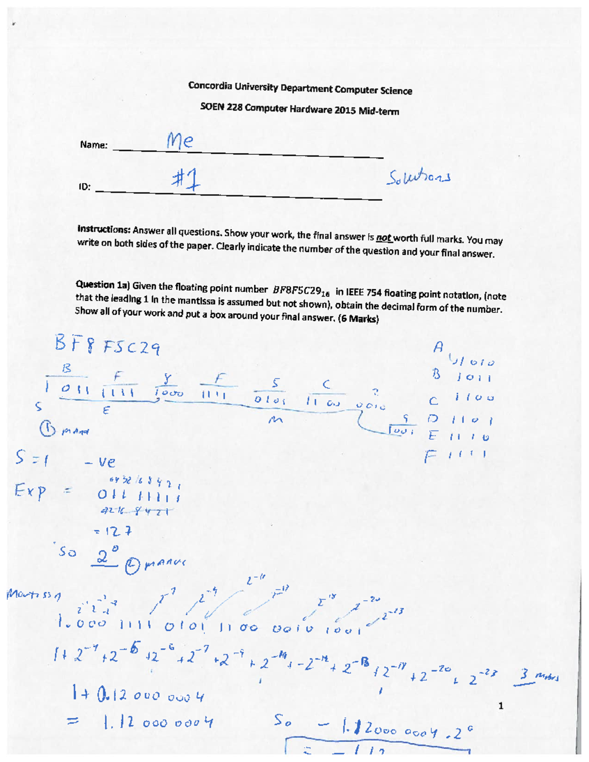 Sample Practice Exam Answers Soen 228 Warning Decodescan Unexpected Mcu Data Current