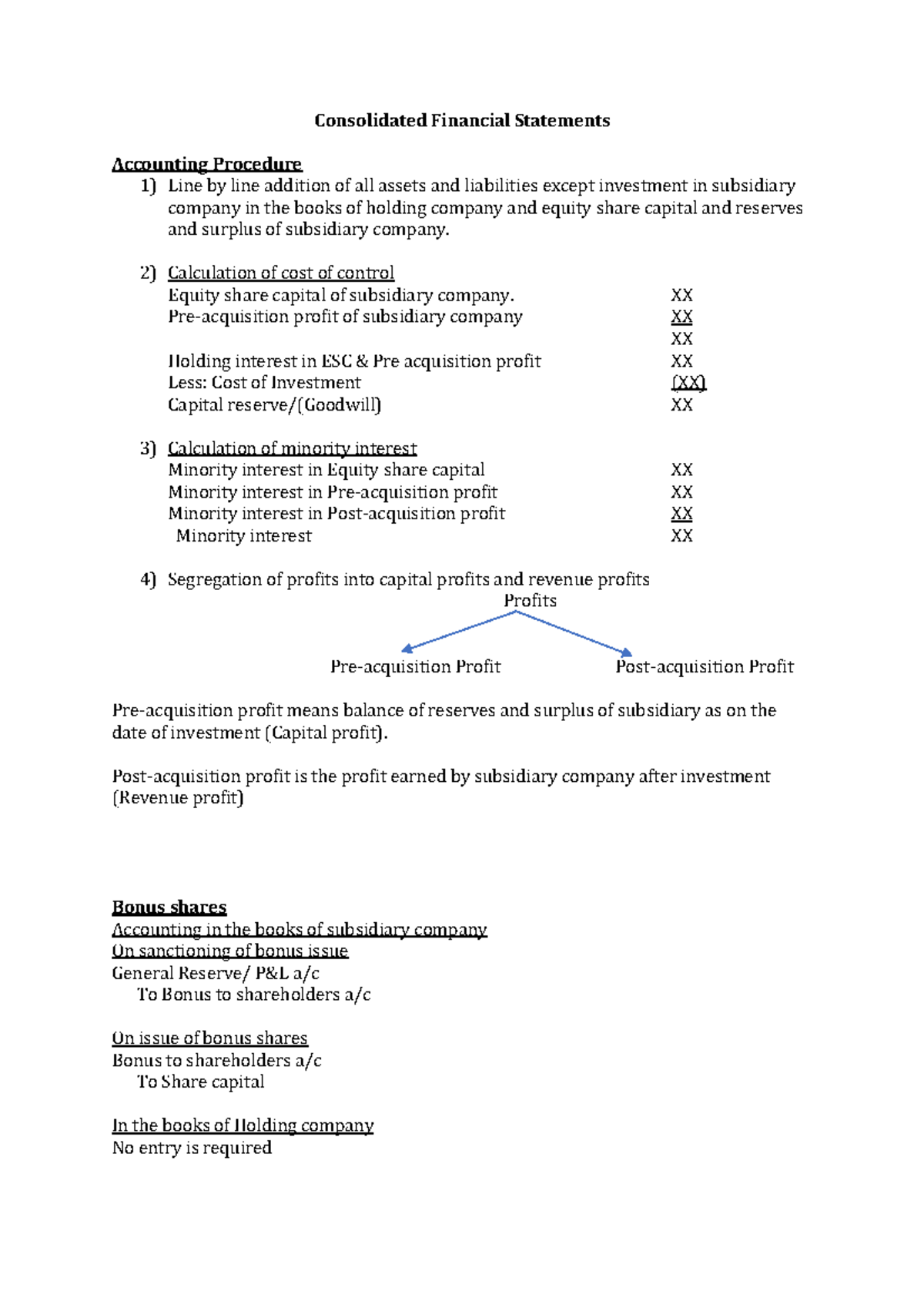 Group 2 advanced accounts notes - Consolidated Financial Statements ...
