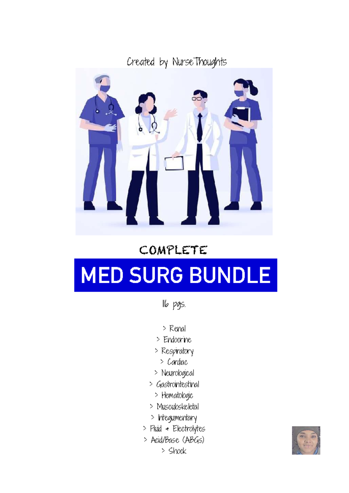 A med surg bundle - ####### MED SURG BUNDLE 116 pgs. > Renal ...