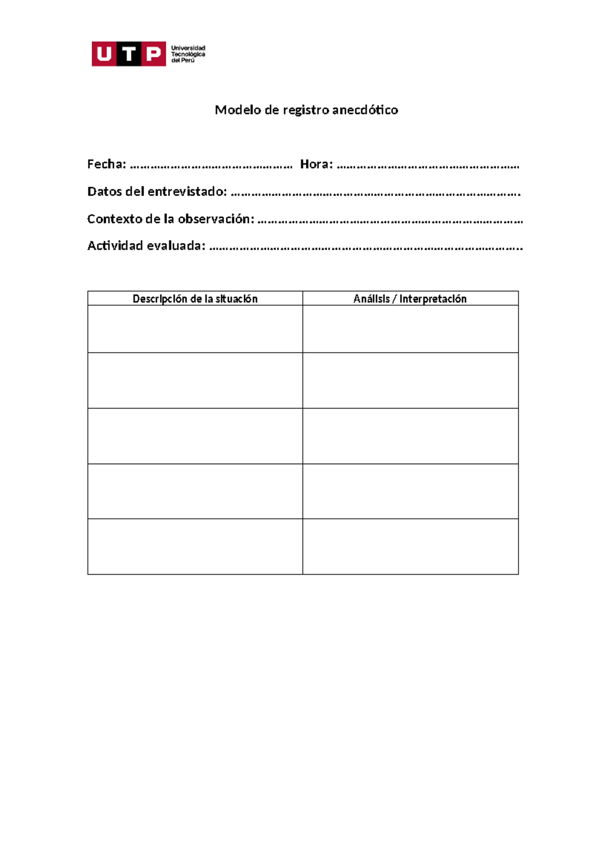 S13 Modelo+de+registro+anecd%C3%B3tico - Modelo de registro anecdótico ...