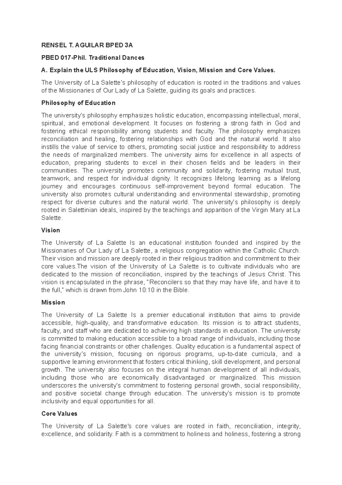 Document - Education Technology (Edtech - RENSEL T. AGUILAR BPED 3A ...