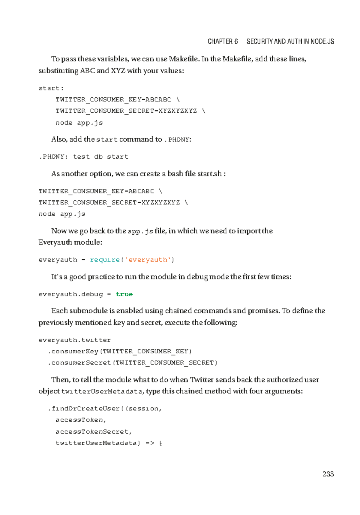 Practical Node Js 51 To Pass These Variables We Can Use Makefile In The Makefile Add These