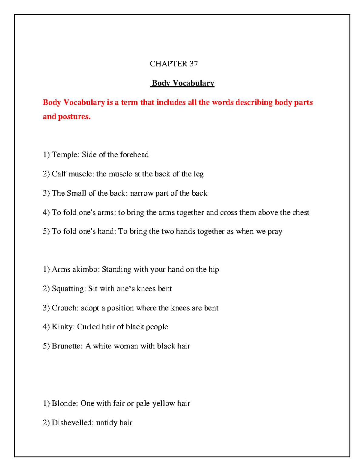 Body Vocabulary Word CHAPTER 37 Body Vocabulary Body Vocabulary Is A body-vocabulary-word-chapter-37-body-vocabulary-body-vocabulary-is-a