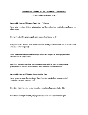 Micro bio lab study guide - BIO 205 - Studocu