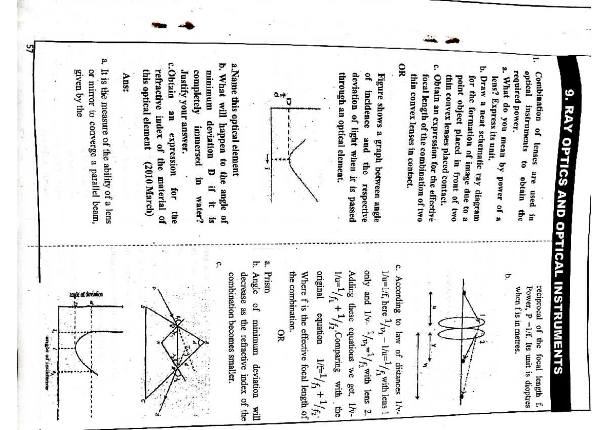 +2 physics question - Plus two science - Studocu