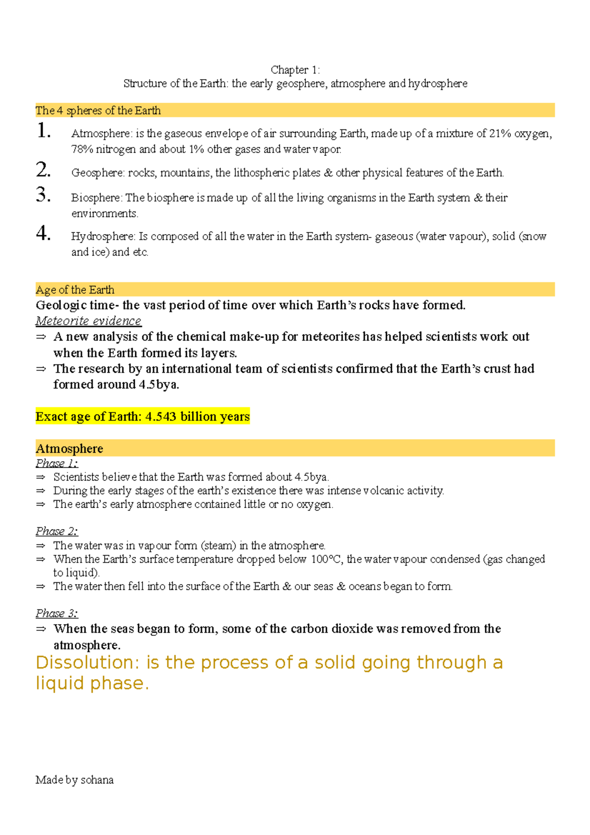 EES All modules Prelim 2019 - Chapter 1: Structure of the Earth: the ...