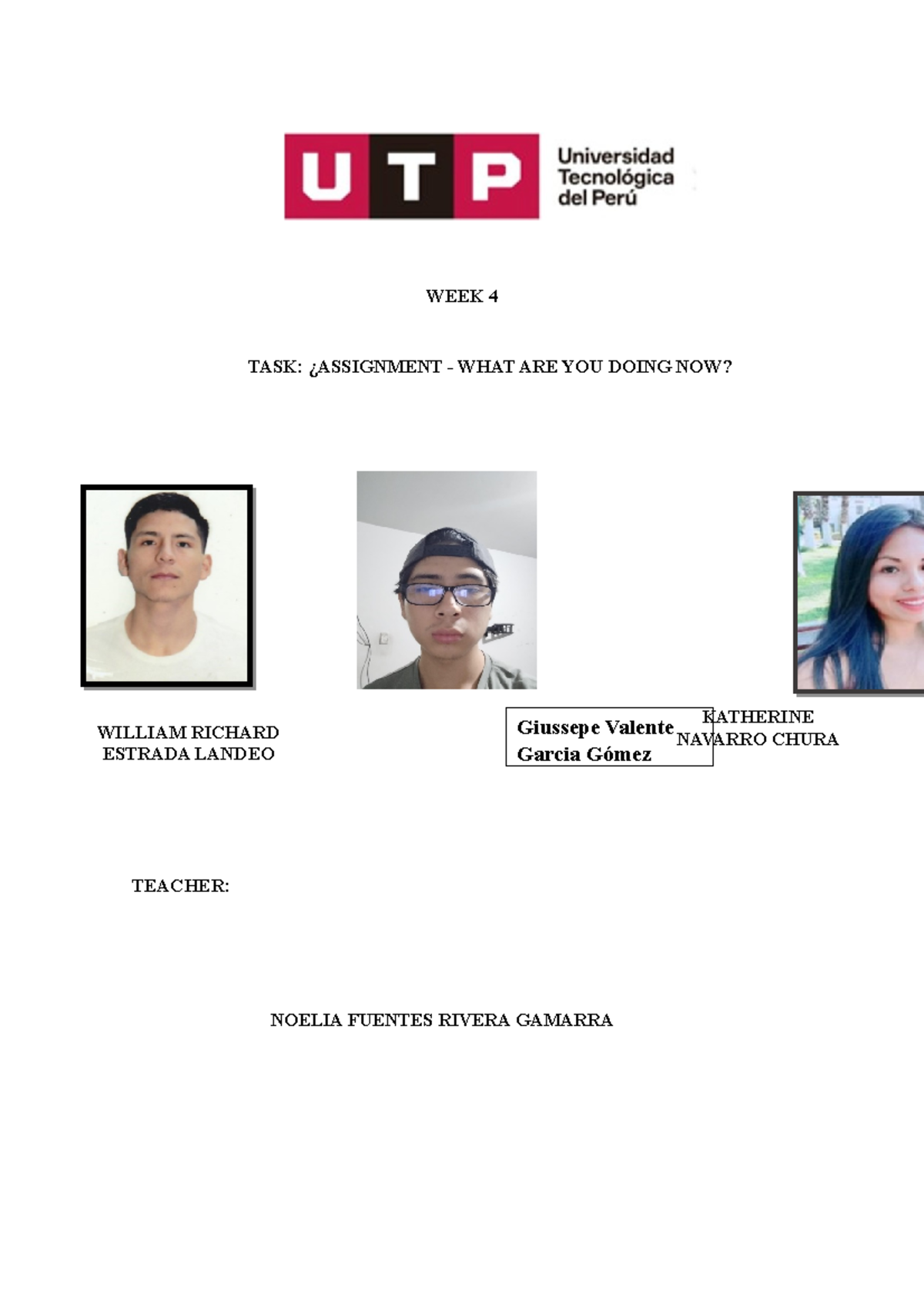 S03 WEEK 4 - dfdfdfd - WEEK 4 TASK: ¿ASSIGNMENT - WHAT ARE YOU DOING ...