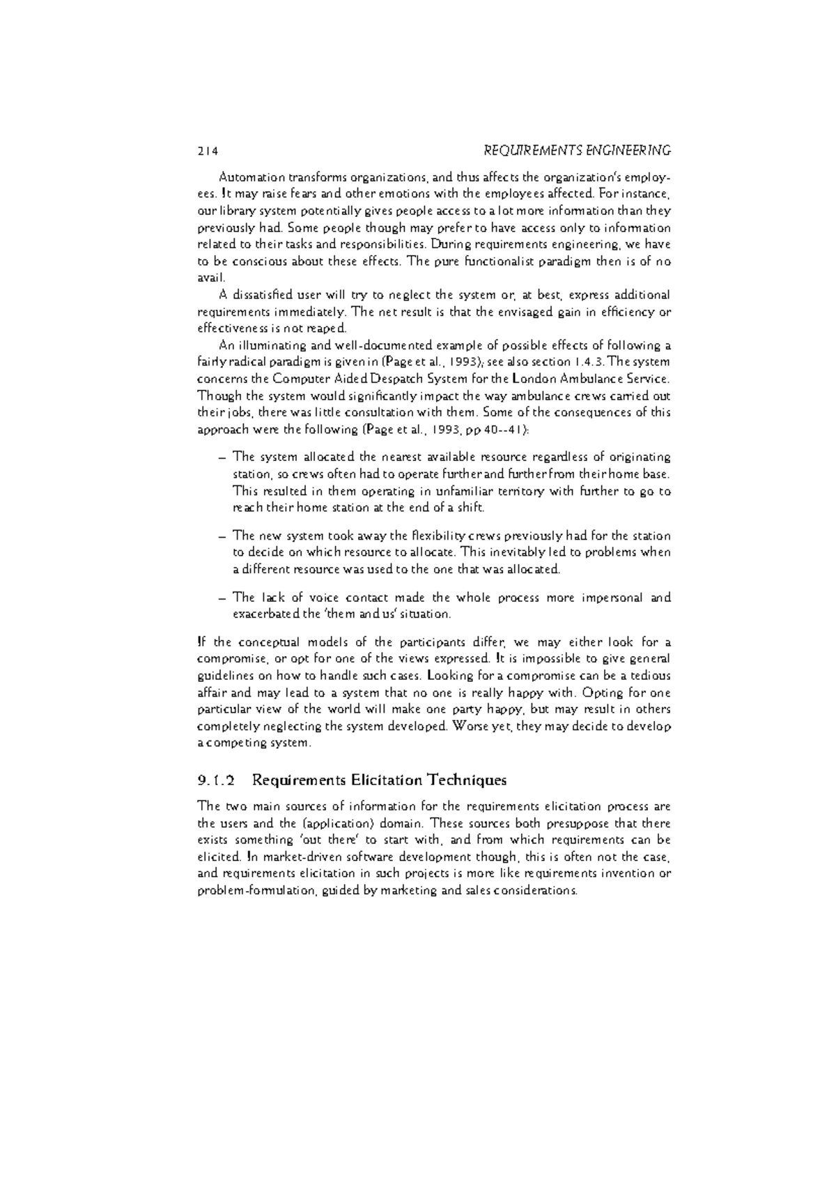 Software Engineering Lecture Notes 54 214 Requirements Engineering Automation Transforms