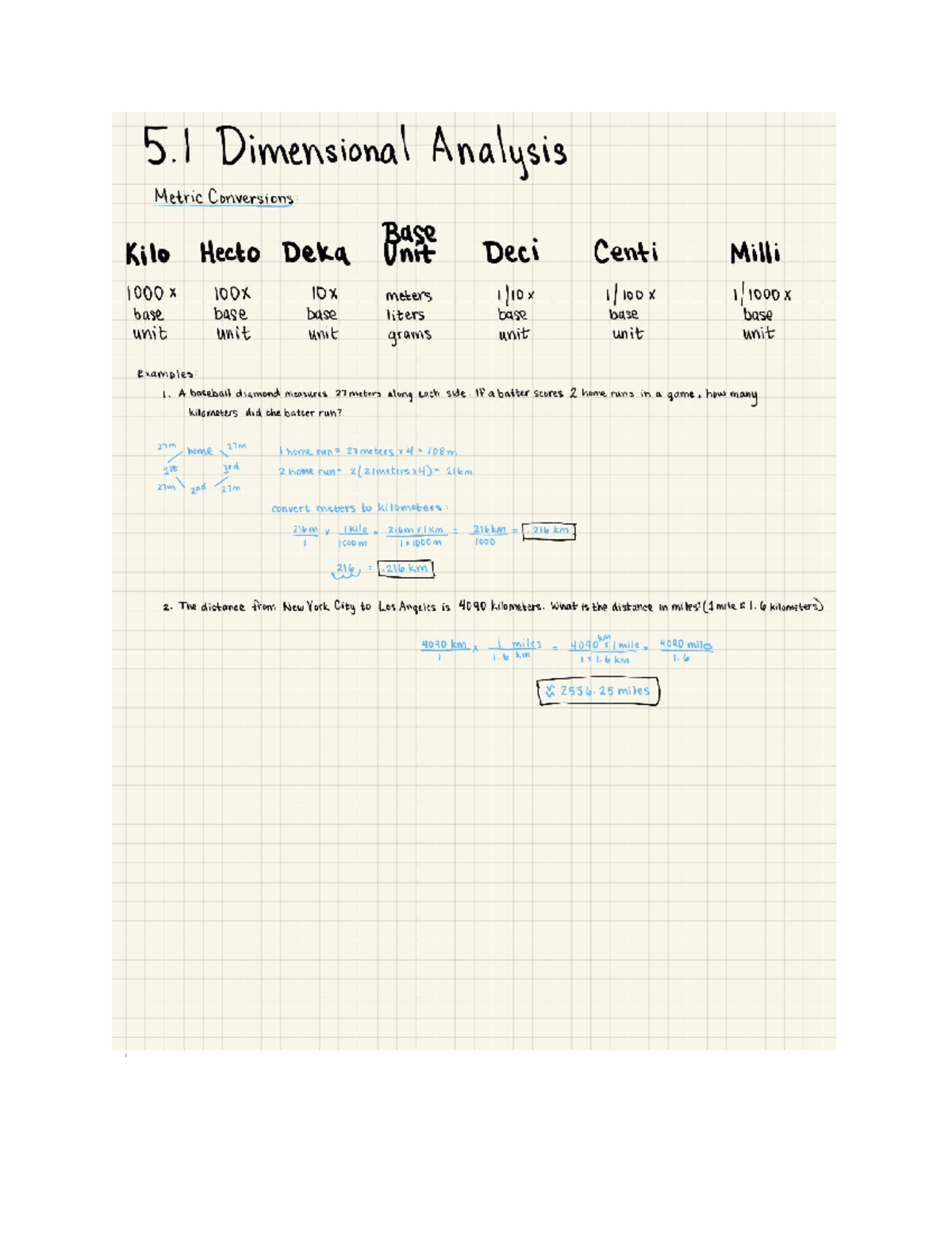 Math 142-Dimensional Analysis 5.1 - MAT 142 - 5 Dimensional Analysis ...