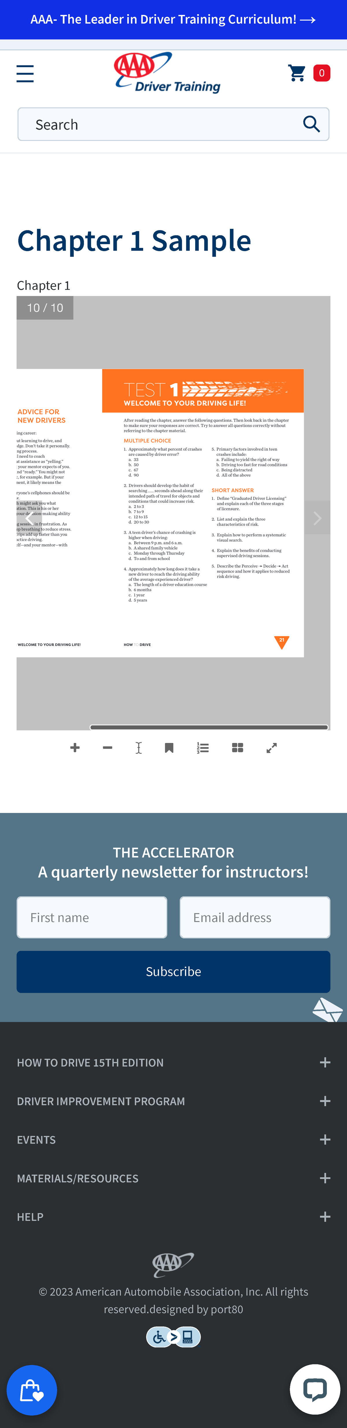 Chapter 1 Sample – AAA Driver Training Store - Chapter 1 Sample Chapter ...
