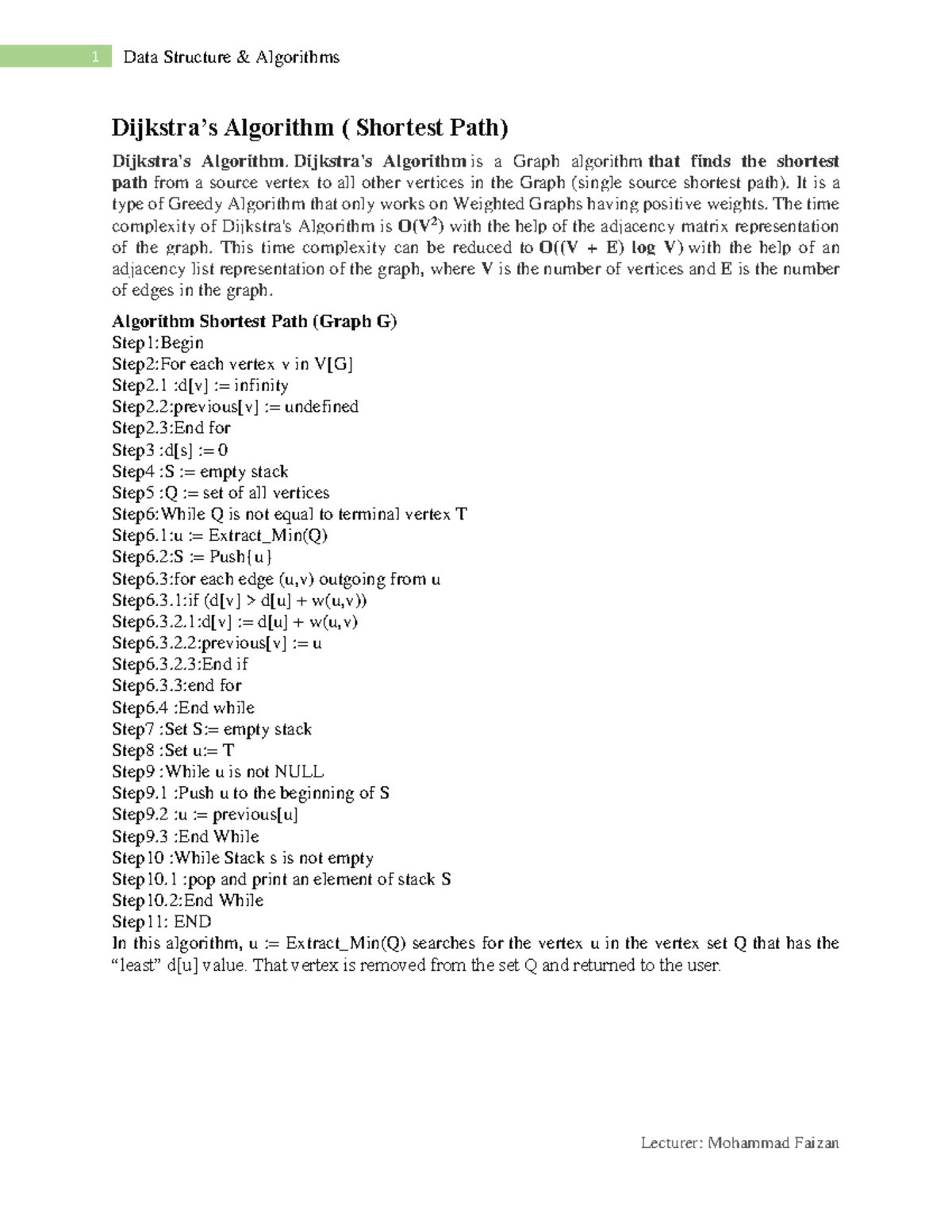 Shortest Path And Topological Order Dijkstras Algorithm Shortest