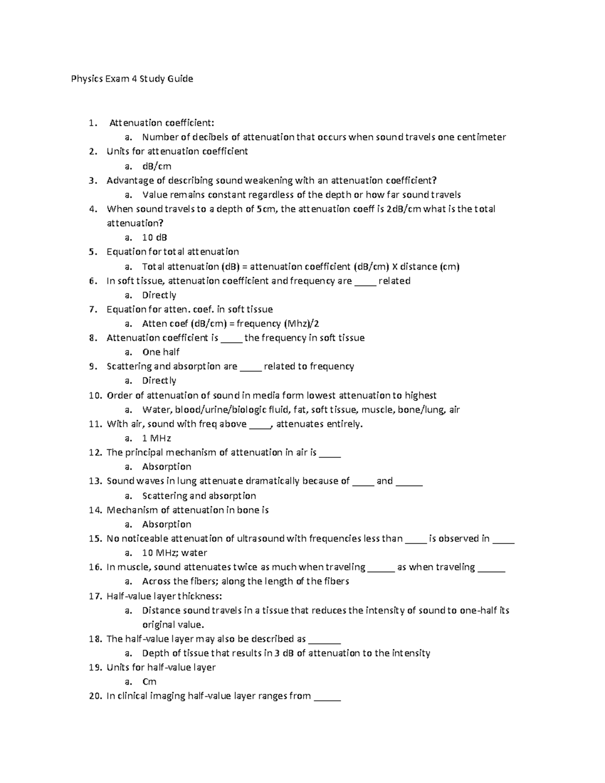 Physics Study Guide Exam 4 Ch 6 and 7 - Physics Exam 4 Study Guide ...
