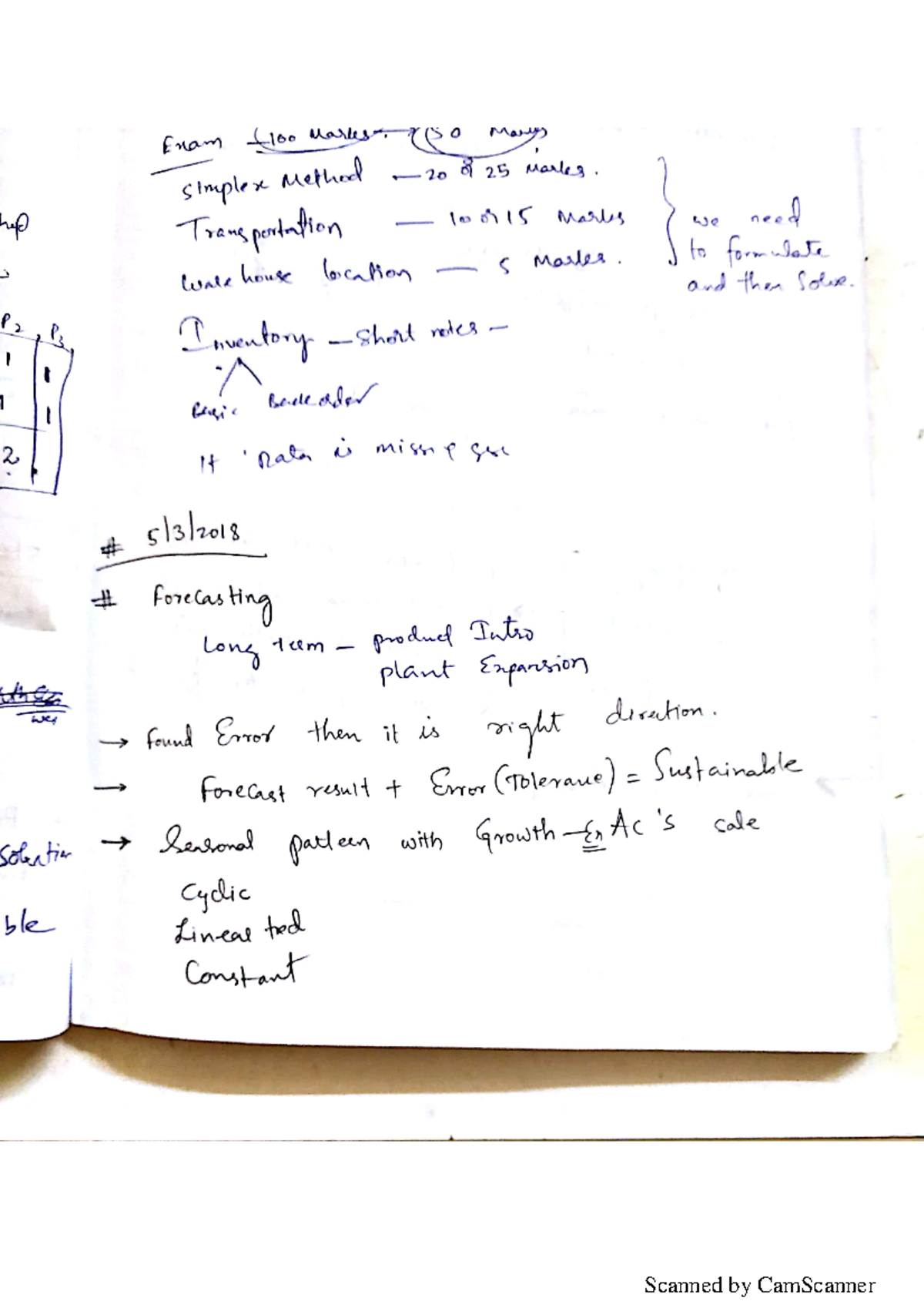 Handwritten notes(akram) - Marketing - Studocu