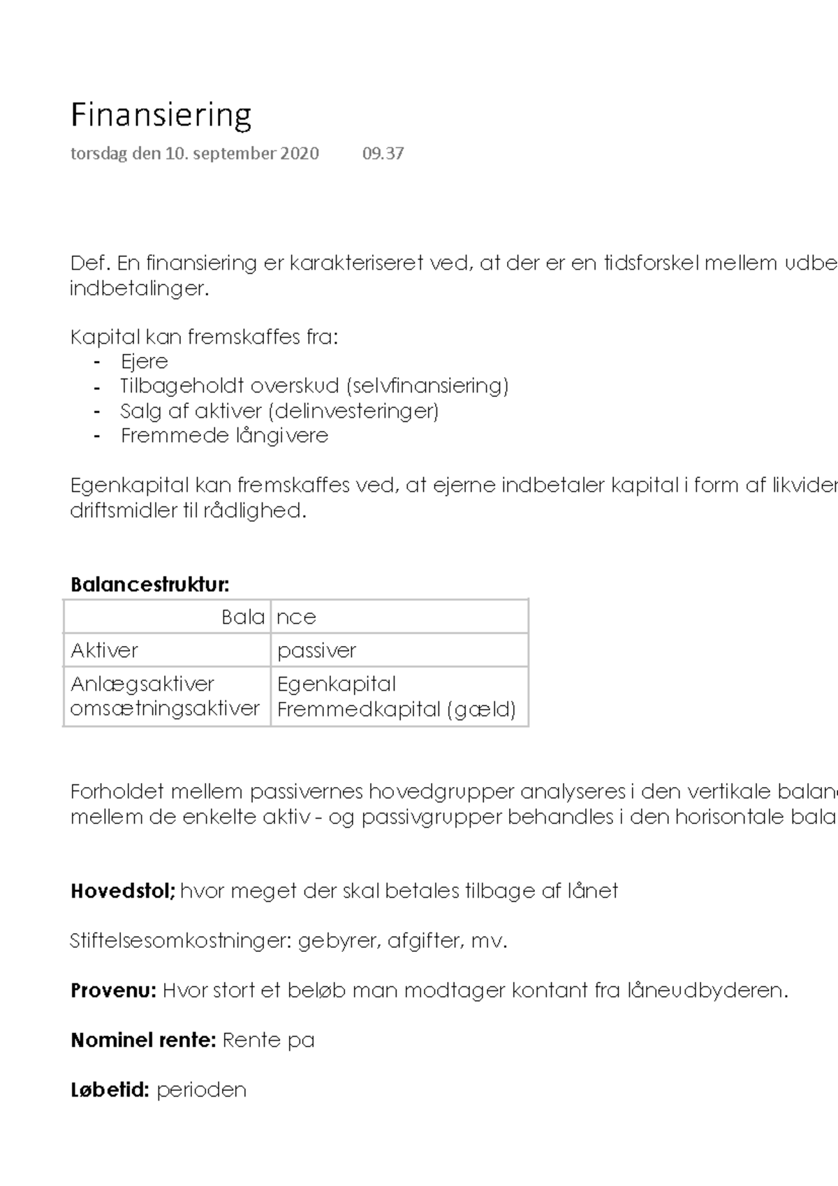 Finansiering - Warning: TT: undefined function: 32 Def. En finansiering ...