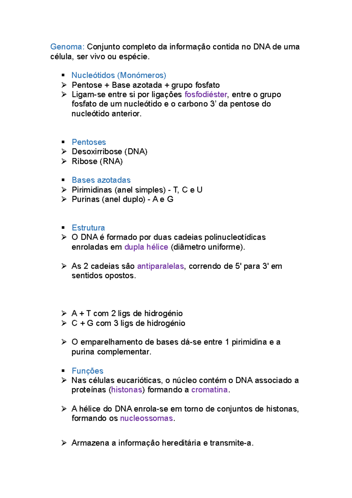 DNA-replicaçao - epa fui às aulas - Genoma: Conjunto completo da ...