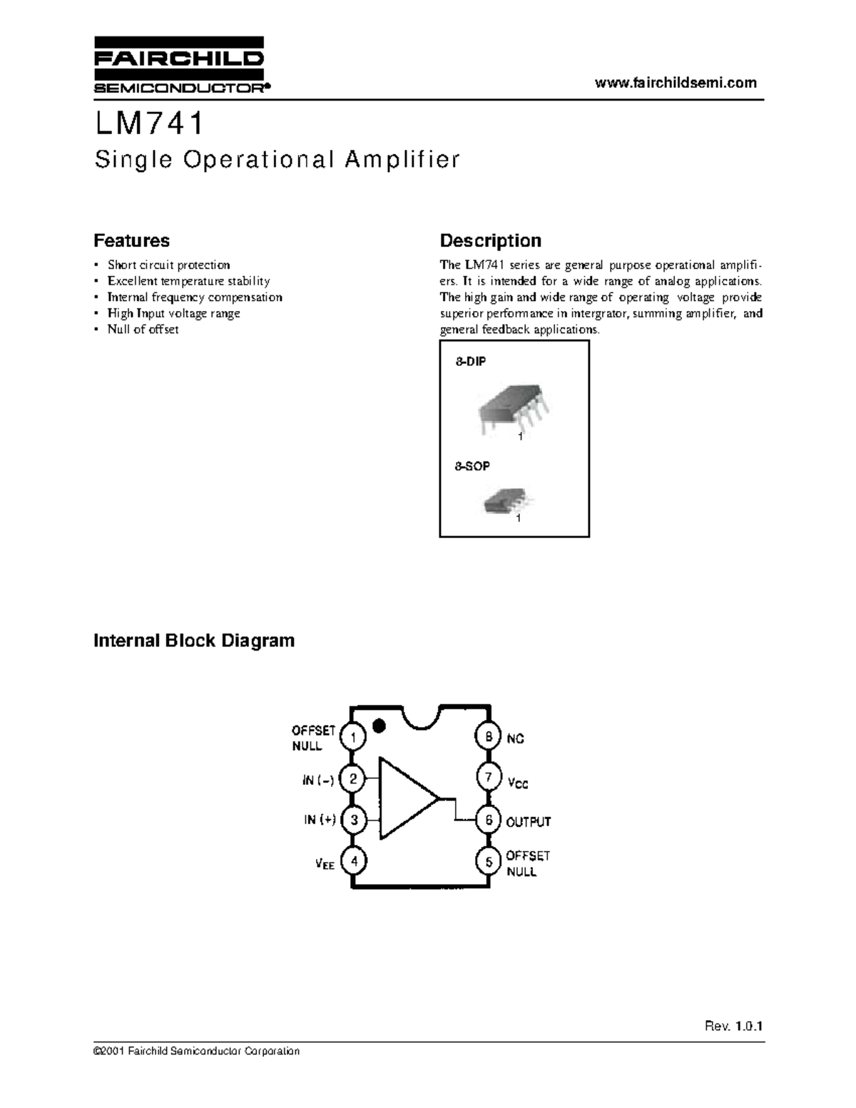LM741(F) - University of California, Santa Cruz Electrical Engineering ...