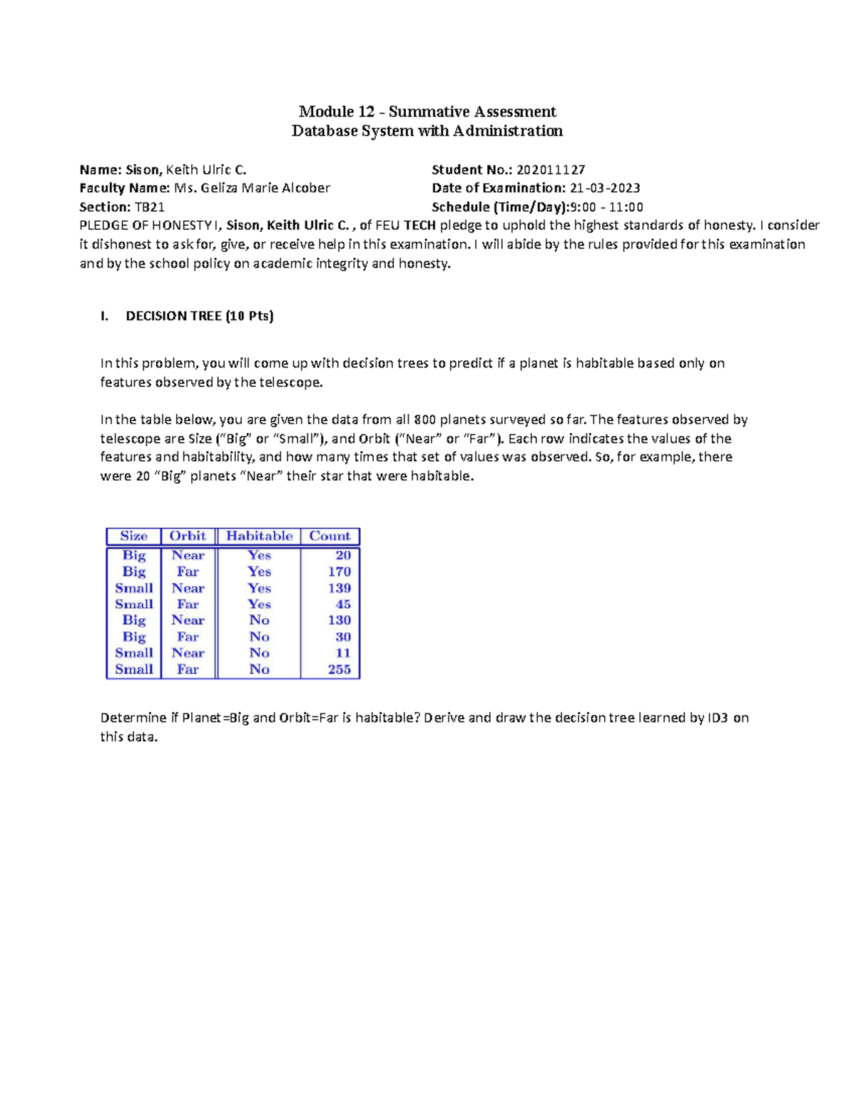 M12 M13- Summative Assessment Sison - Module 12 - Summative Assessment ...