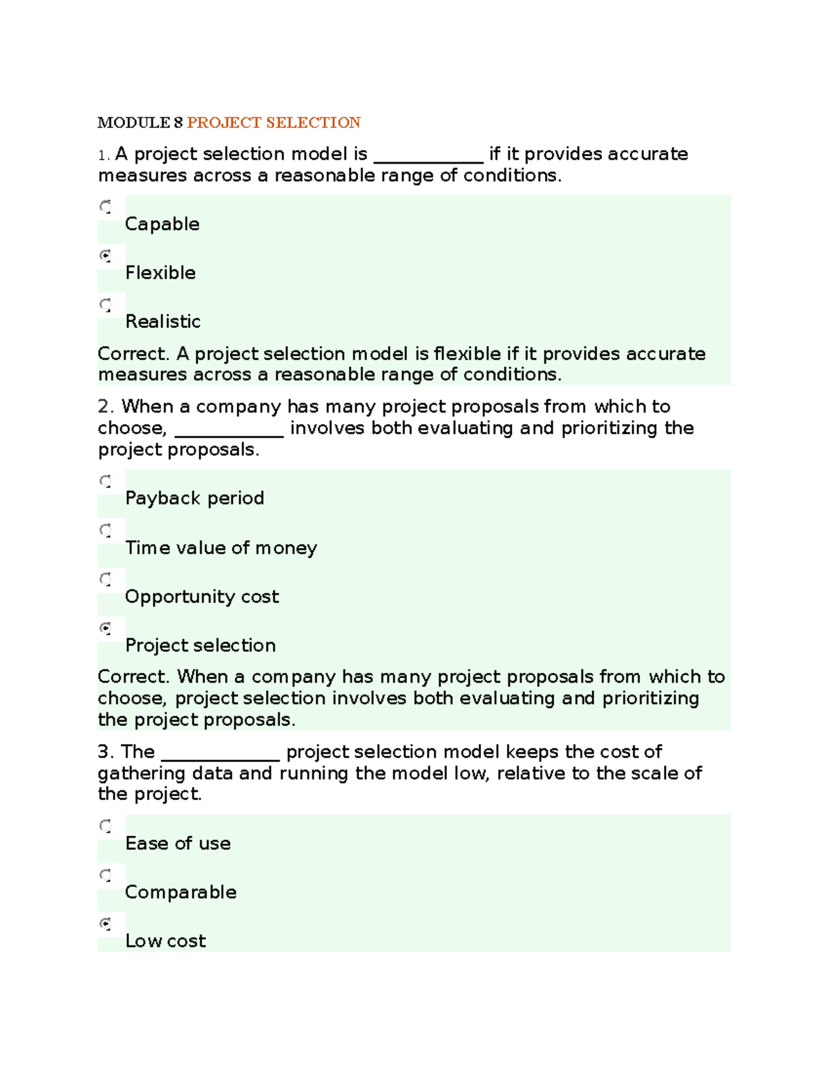 Module 8 Project Selection - C722 - WGU - Studocu
