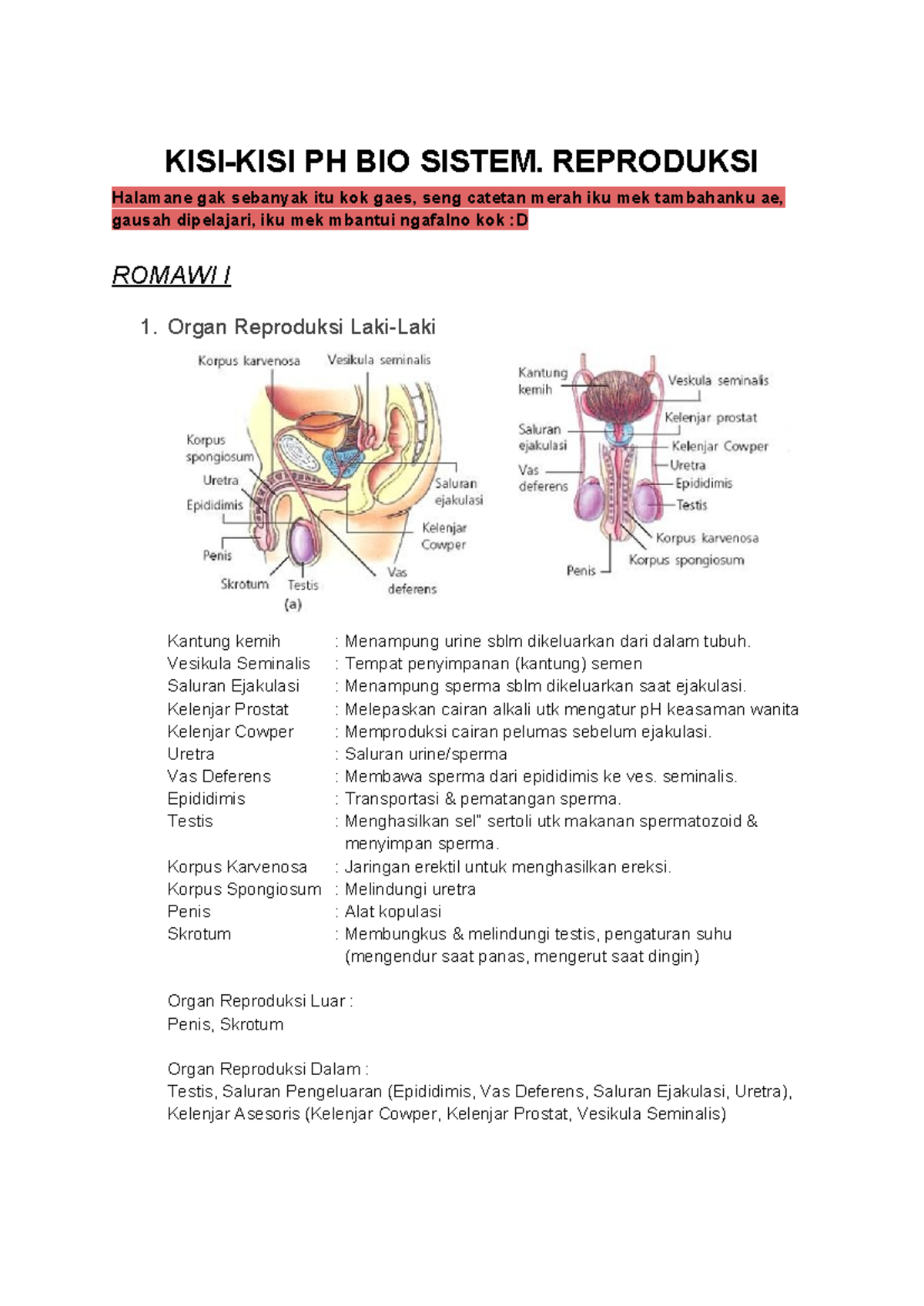 Copy of KISI-KISI PH BIO Reproduksi - KISI-KISI PH BIO SISTEM ...