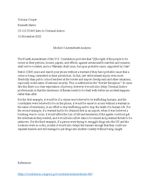 CJ 120 Module Two Practice Activity Template - (A text-only version of ...