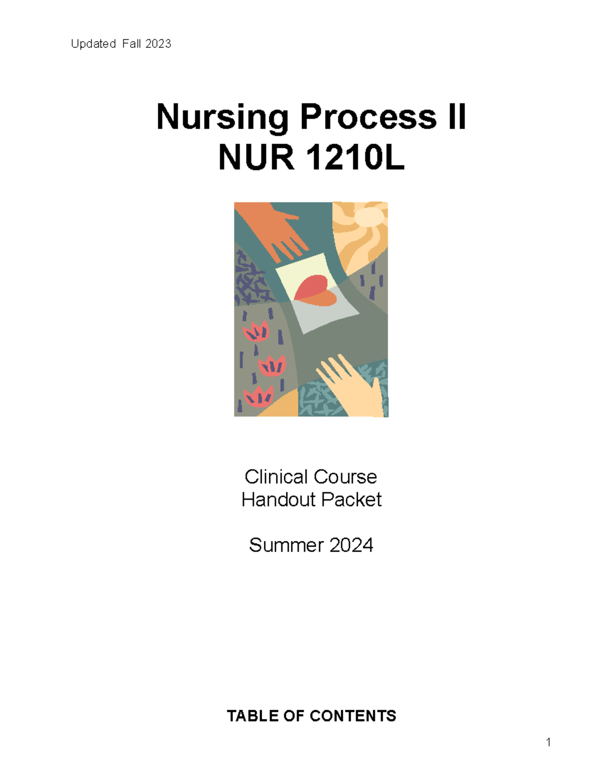 Nursing Process II Manual Summer 2024 - Nursing Process II NUR 1210L ...