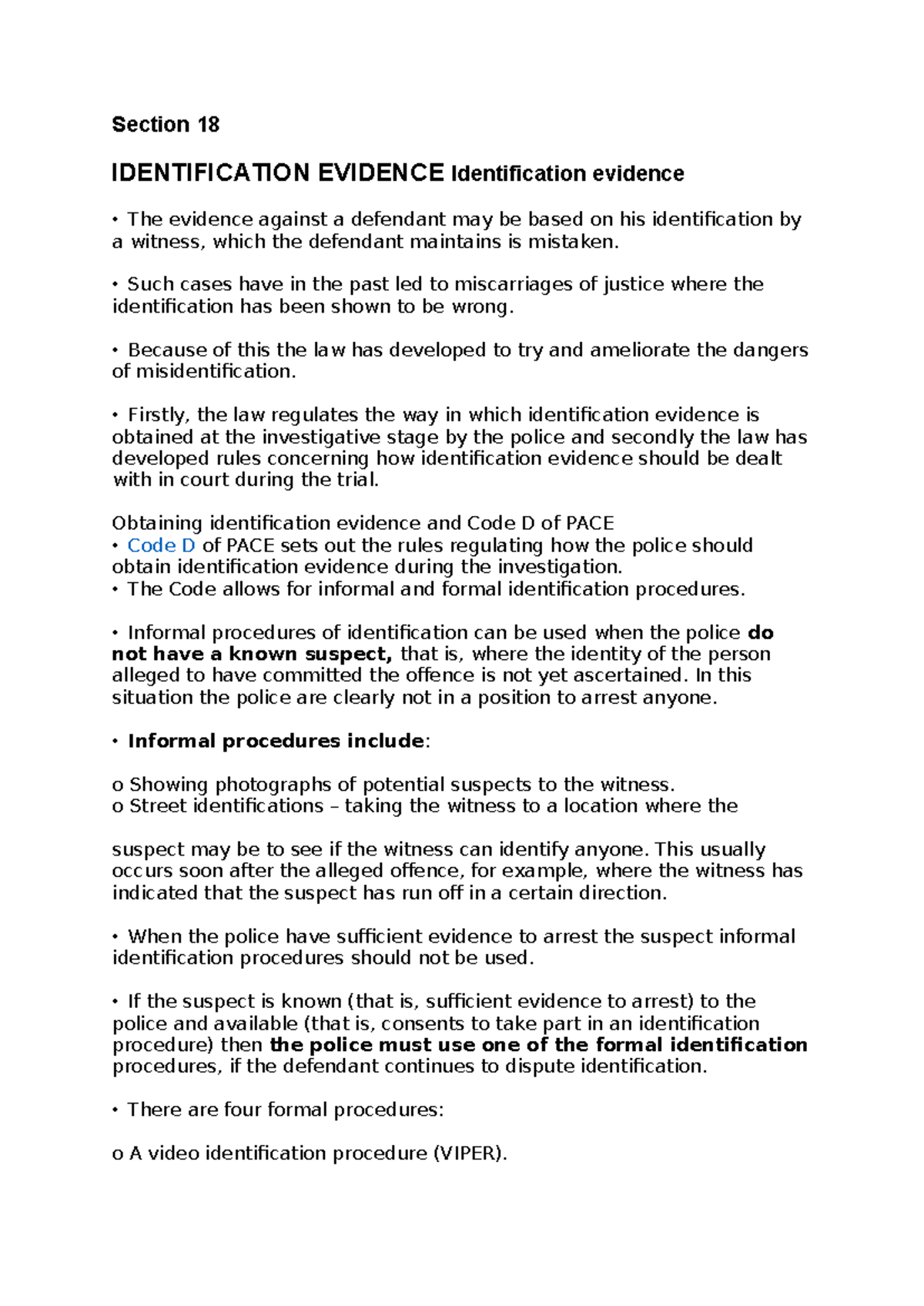 Section 18 - Information is given Information is given - Section 18 ...