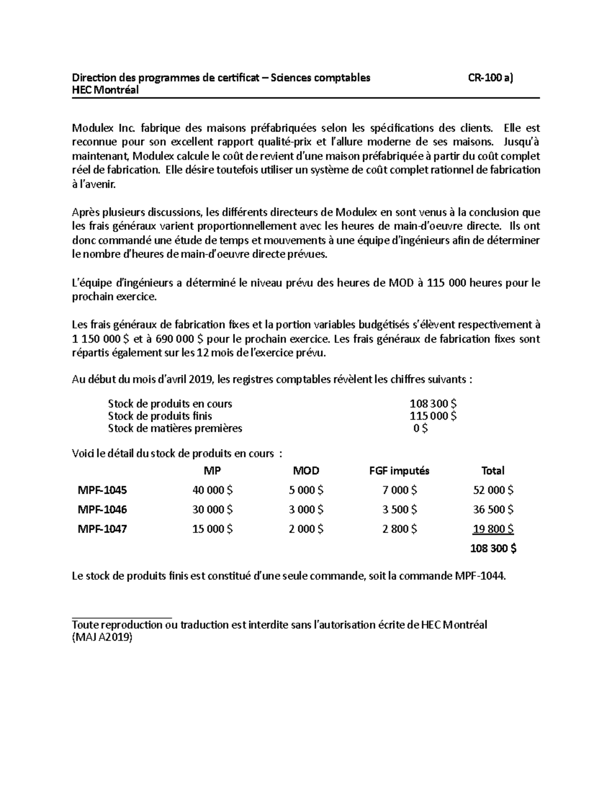 CR-100-PRO A2019 - Travaux pratique - Direction des programmes de ...