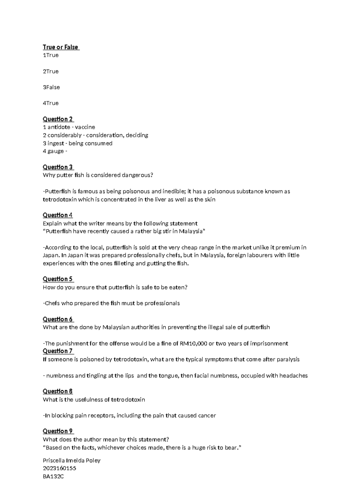 Elc midterms example - True or False 1True 2True 3False 4True Question ...
