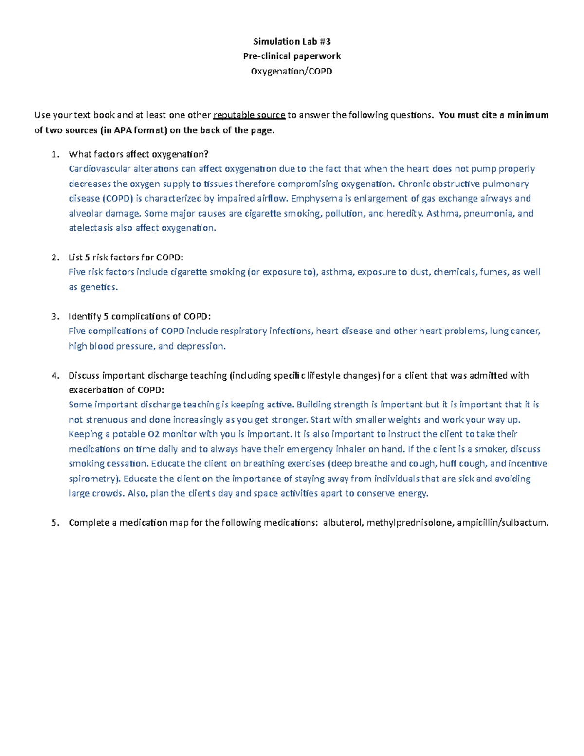 NUR 112 Sim 3 pre clinical paperwork.docx - Google Docs - Simulaon Lab ...