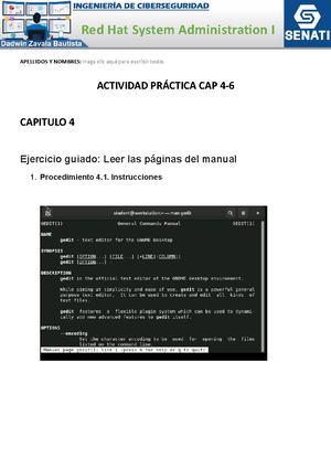 PCBD-409 Alumnotrabajofinal linux - PLAN DE TRABAJO DEL ESTUDIANTE SERVICIO NACIONAL DE - Studocu
