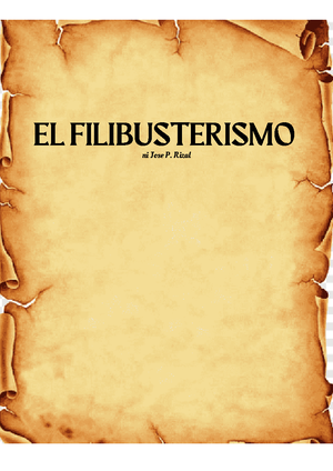 Characters GEC 109 - CHARACTERS (Noli and El Fili) As gospels of ...