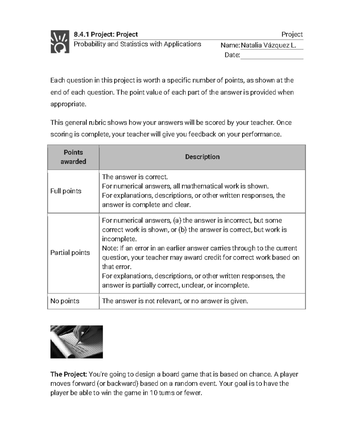 8.4.1 Project - Project (Project) - 8.4 Project: Project Project ...