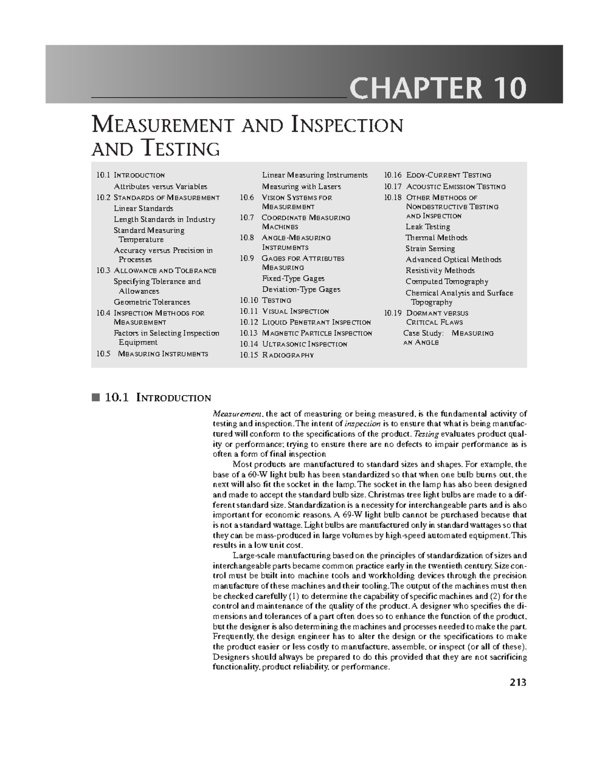 Metrology-j.Black - MEASUREMENT AND INSPECTION AND TESTING 213 10 ...