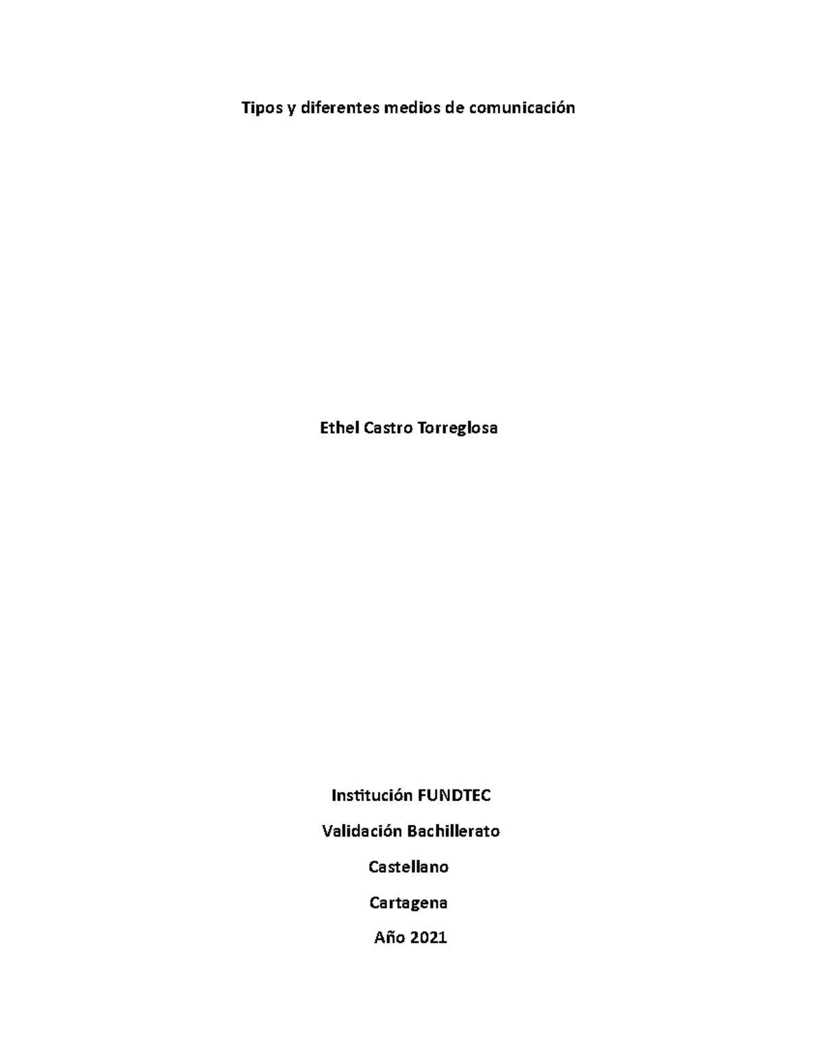 Tipos y diferentes medios de comunicación - Tipos y diferentes medios ...