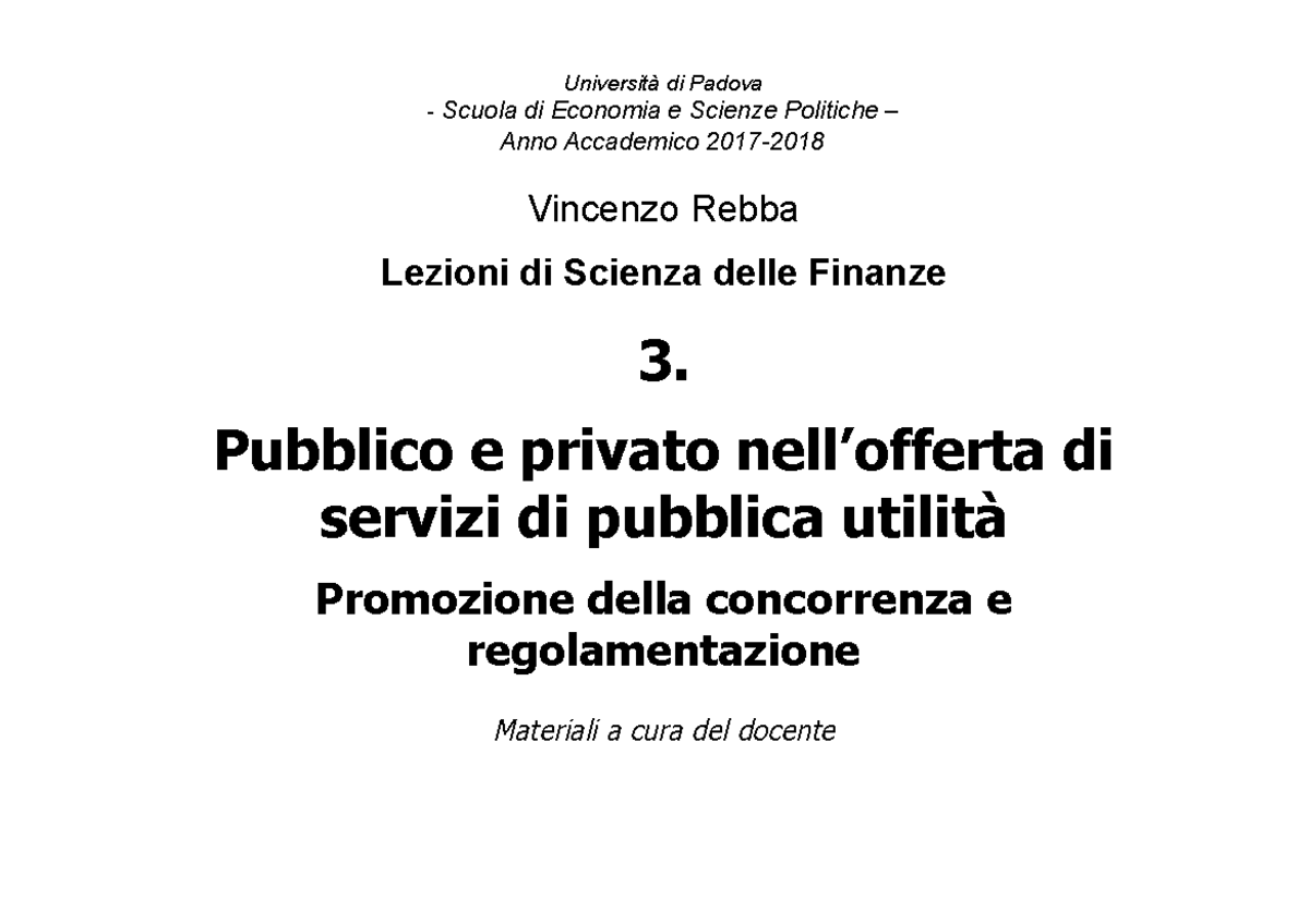 Capitolo 3 - Scienza della finanza - Warning: Error during font loading: XMLHttpRequest is not ...