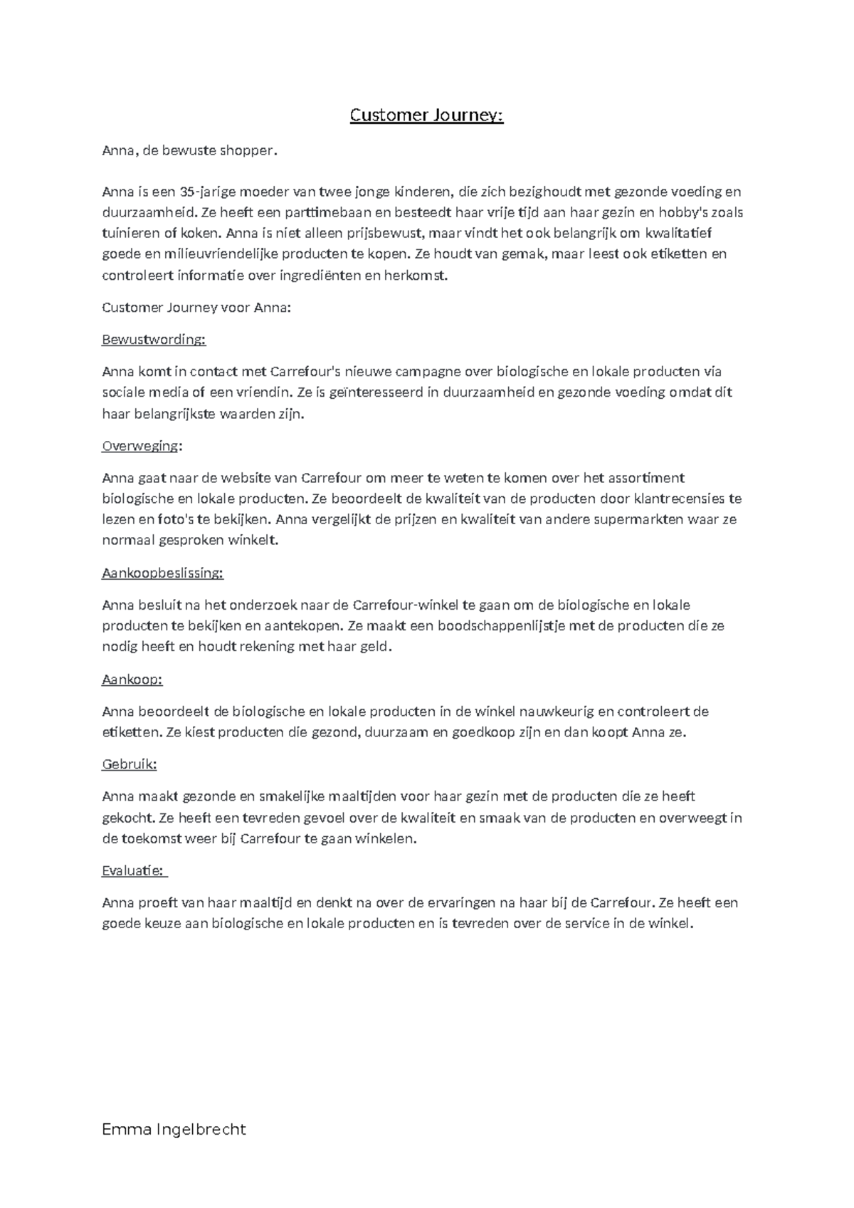 Customer Journey - Samenvatting Consumentengedrag - Afstandsonderwijs ...