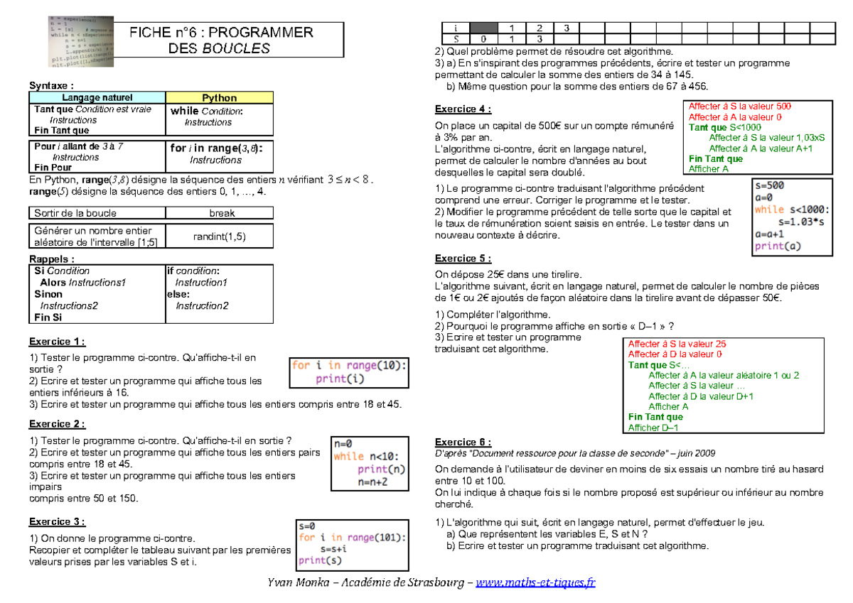 Boucles 2p - Yvan Monka – Académie de Strasbourg – maths-et-tiques ...