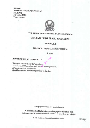 Attachment report - SCHOOL OF BUSINESS AND ECONOMICS DEPARTMENT OF ...