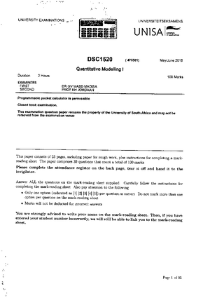 DSC1520 Notes AND PAST Papers - DSC1520 NOTES WITH SOLVED PAST ...