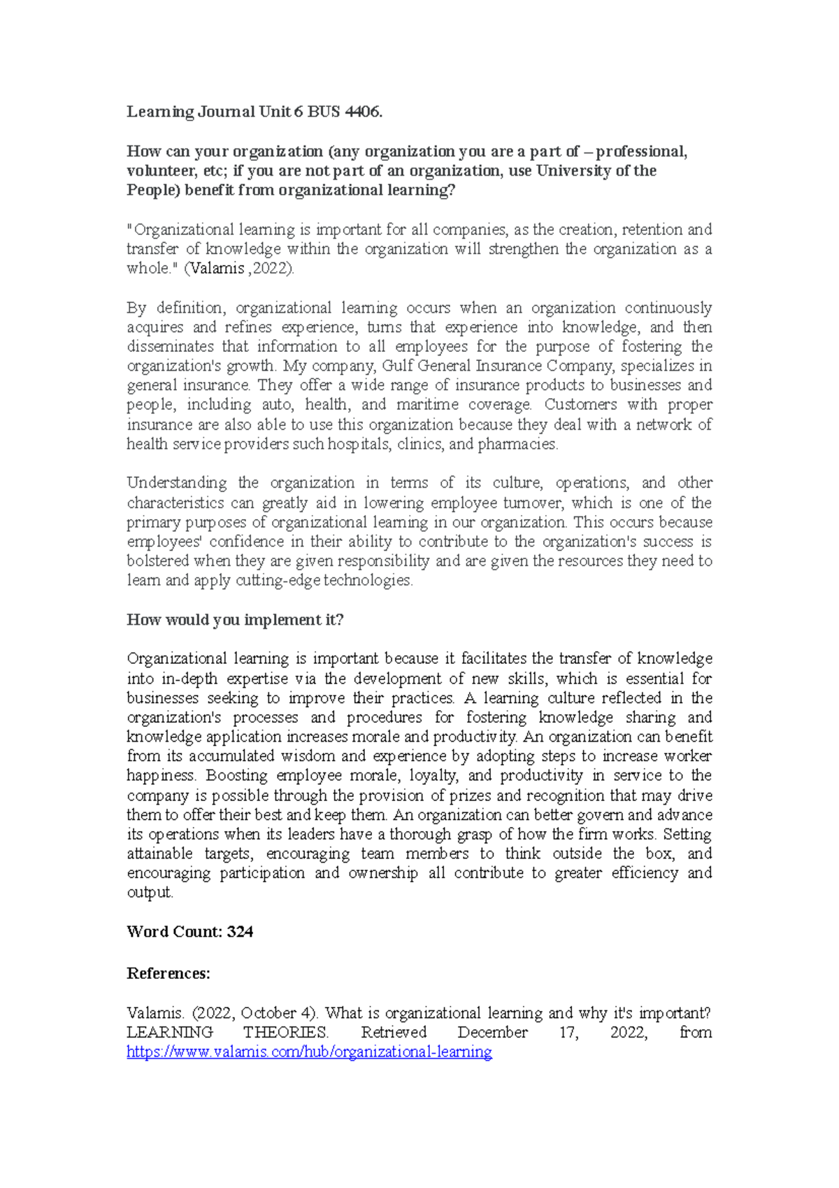 Learning Journal Unit 6 BUS 4406 - Learning Journal Unit 6 BUS 4406 ...