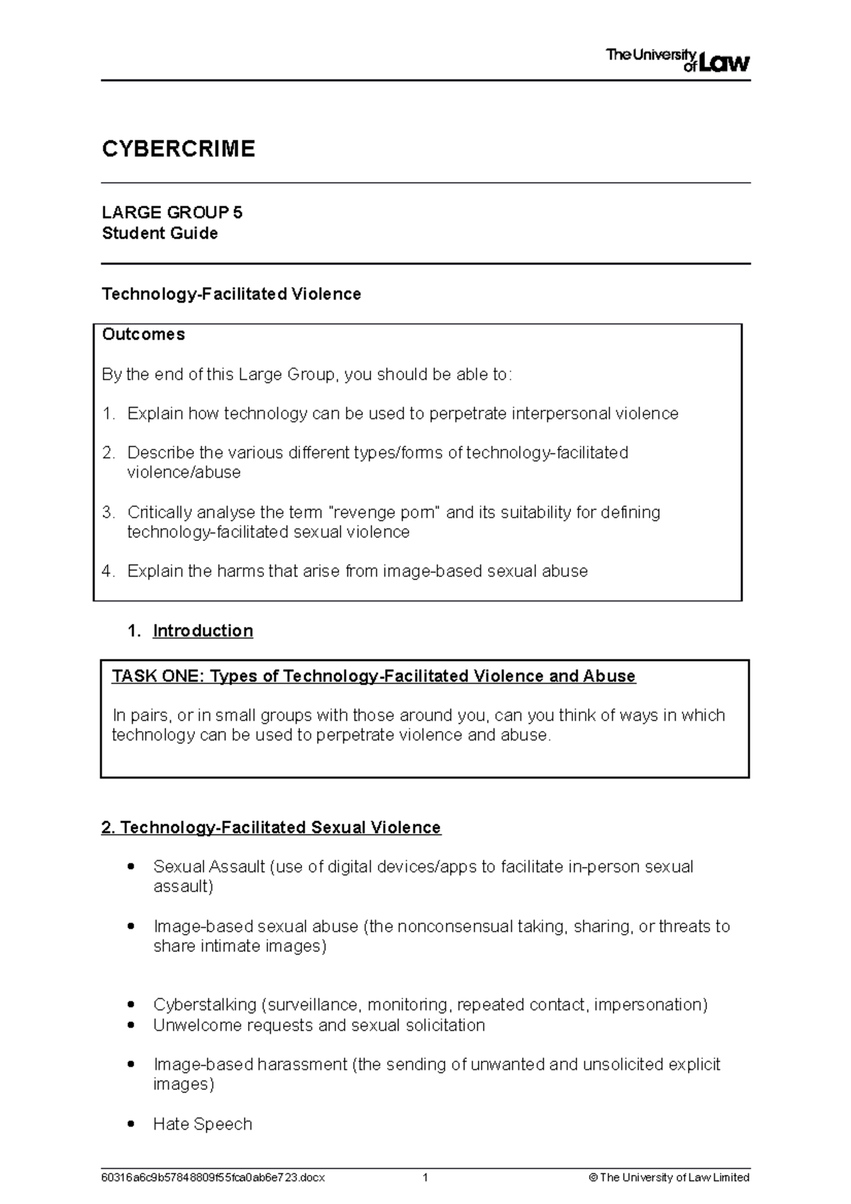 LG5 - ajbfkejfe - CYBERCRIME LARGE GROUP 5 Student Guide Technology ...