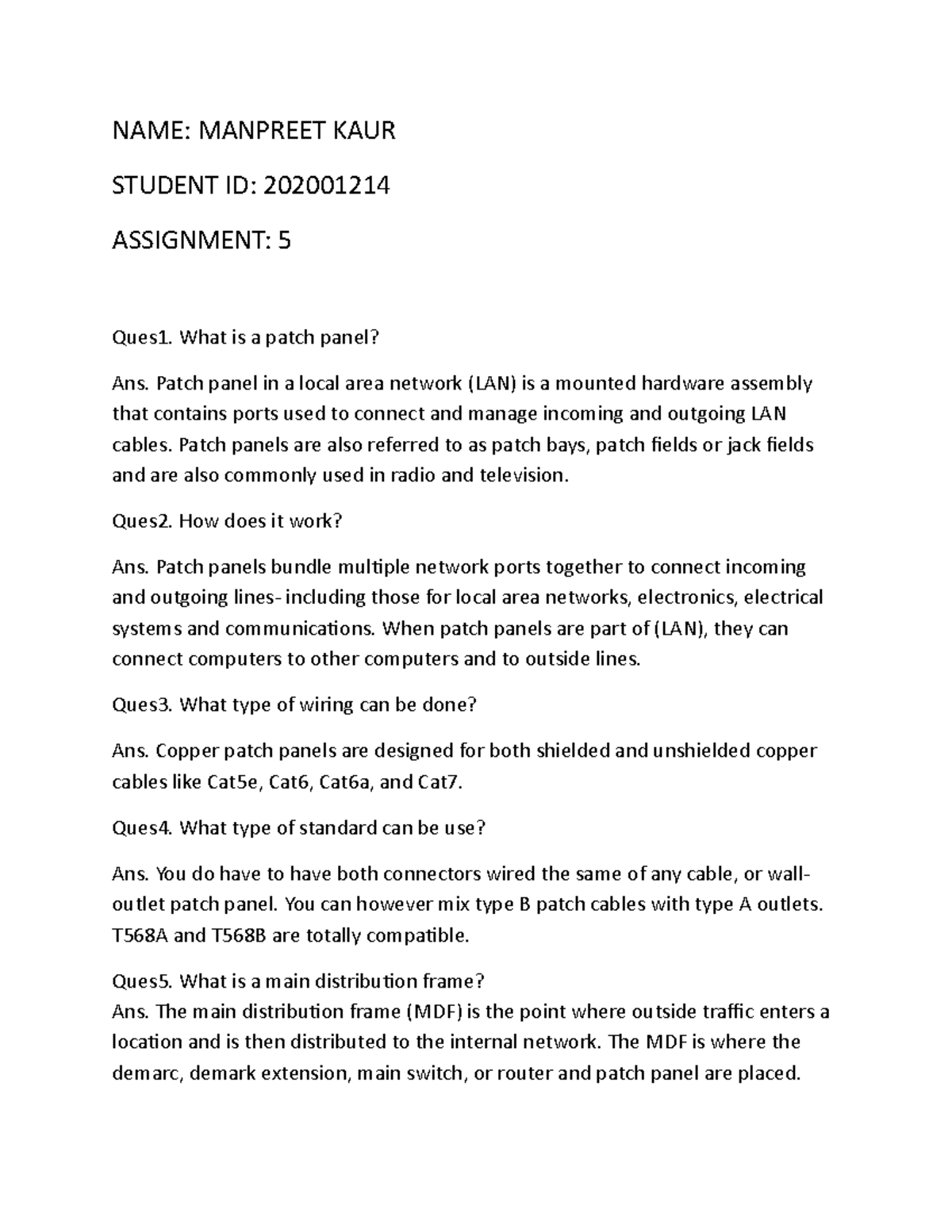 Assignment 5 professional assignment of business for new kggo fn ...
