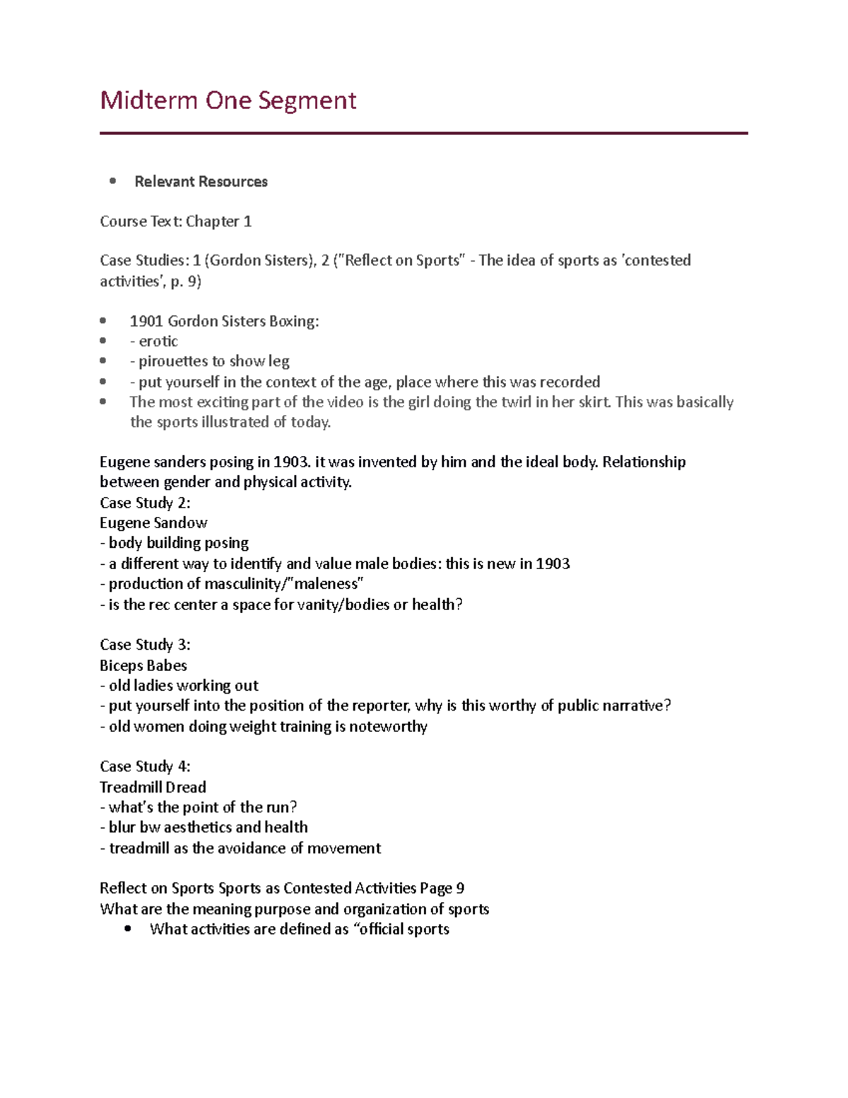 Midterm-One-Segment - notes - Midterm One Segment Relevant Resources ...