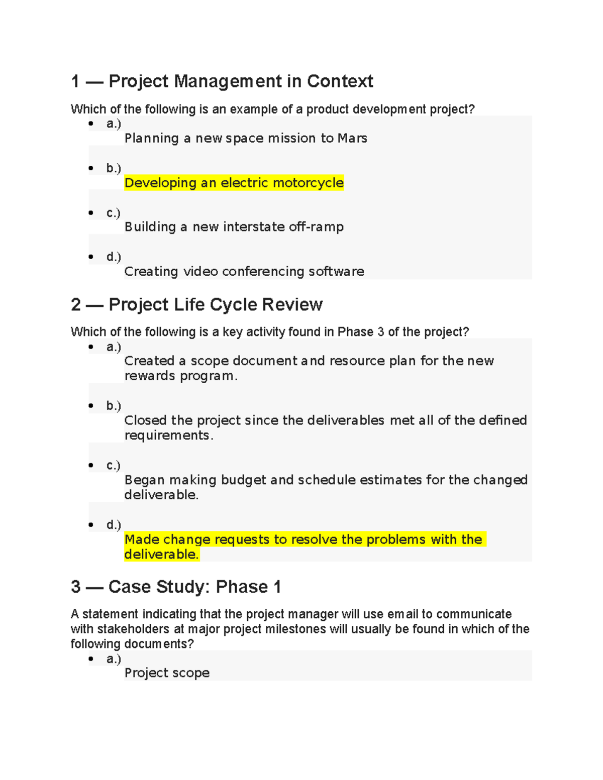 Project Management- Unit 4- Challenge 2- Project Management in Context ...