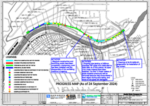 Package 2 Progress Map 20240923 - MWC DRG No. REV. SCALE: Date Name ...