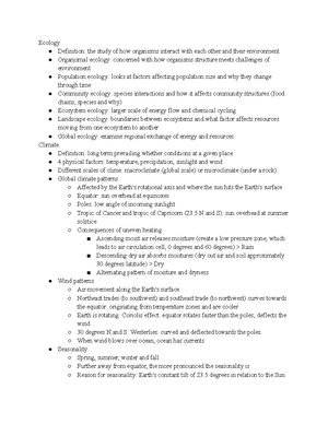 Invertebrates - Lecture and textbook notes for invertebrate chapter for ...