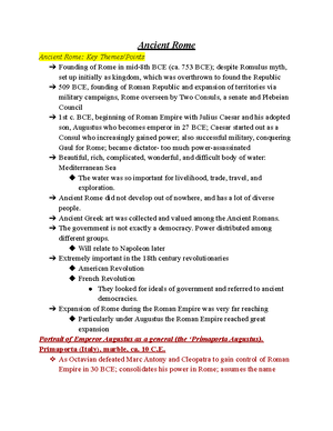 Rome and Byzantium - Keywords: Emperor Augustus (r. 27 B.C. - 14 C ...