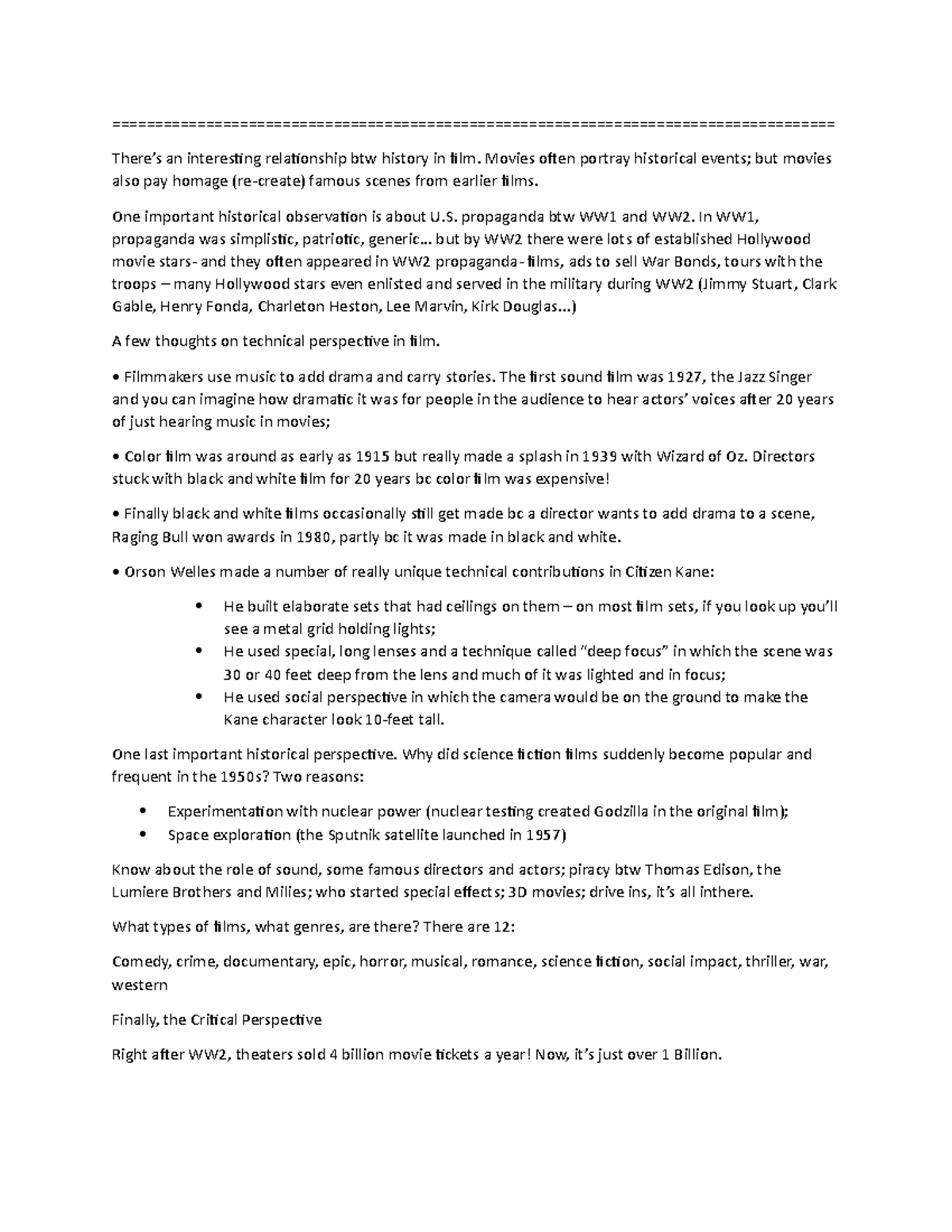 Motion Pictures - The history of movies as well as the many ...