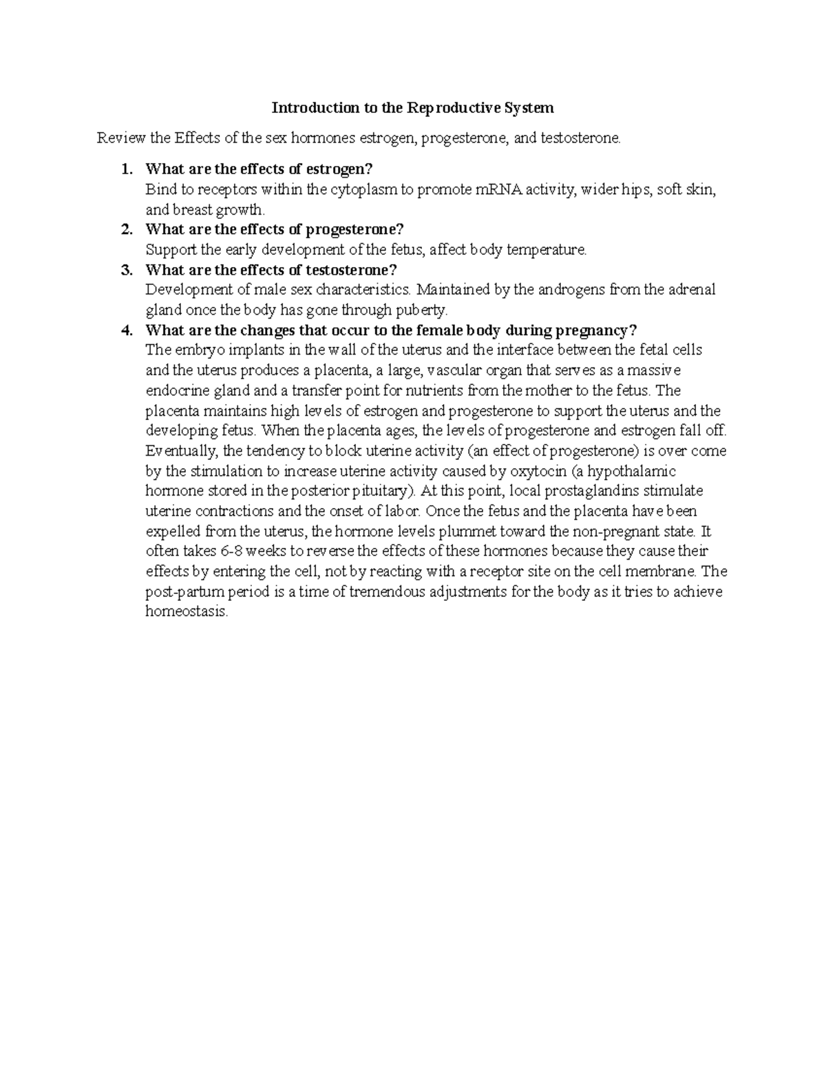 Introtoreposystem - Intro to reproductive system case study ...